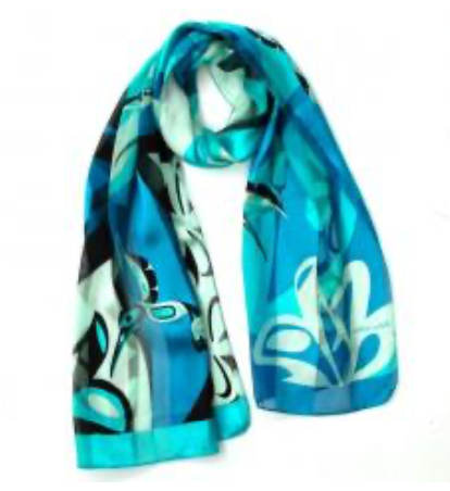 Panabo Sales Andrew Williams Silk Scarves – Haida Gwaii Museum Gift Shop