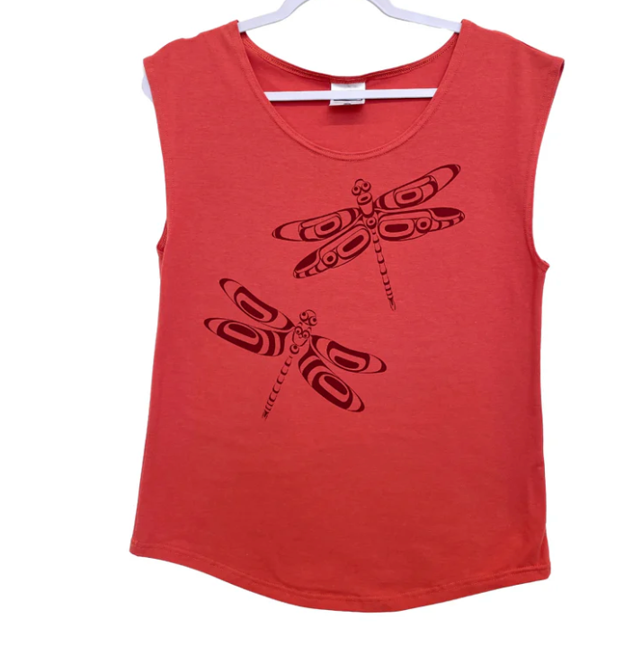 Totem Design House Dragonfly Capped Sleeve By – Haida Gwaii Museum Gift ...