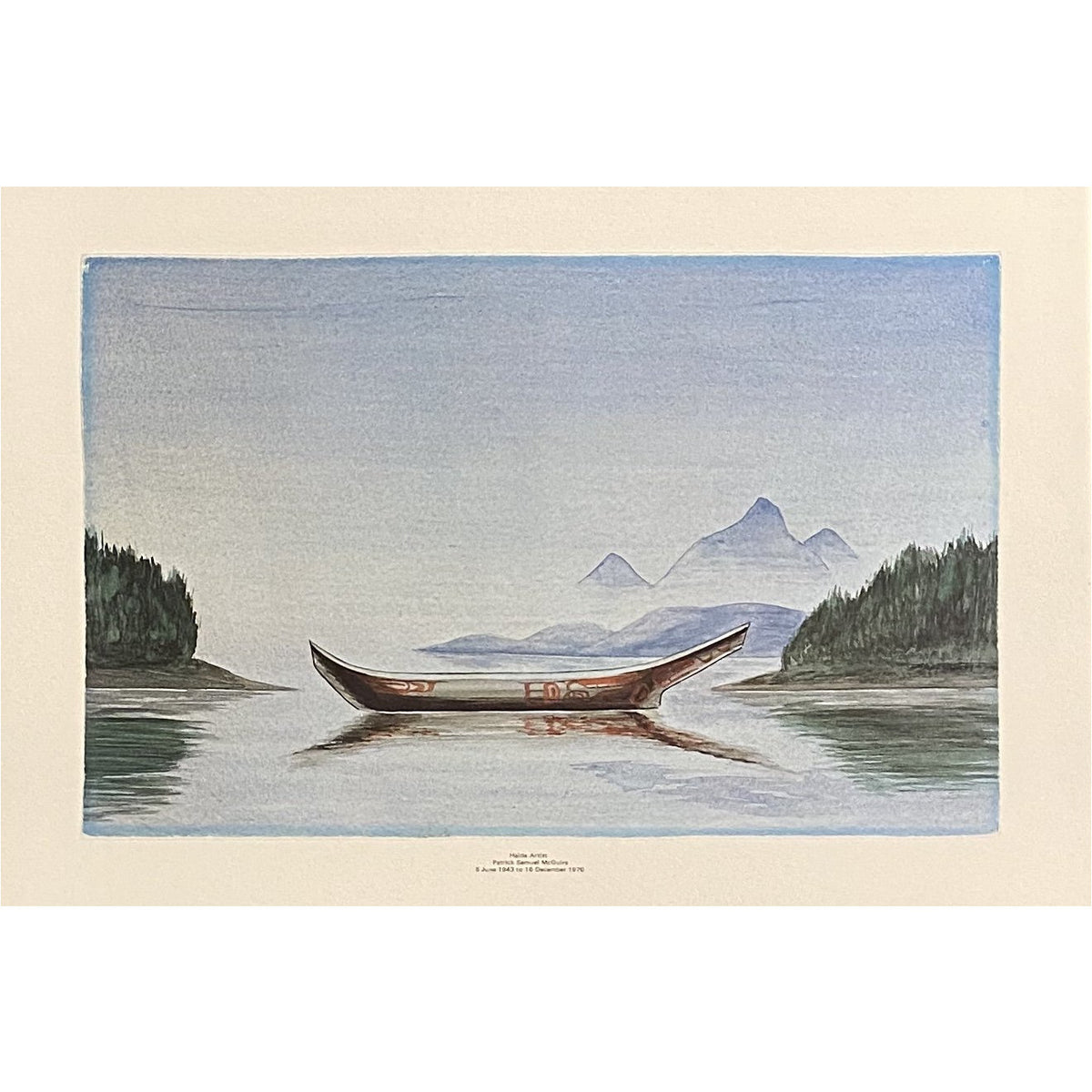 Patrick McGuire Print - The Grey Canoe – Haida Gwaii Museum Gift Shop